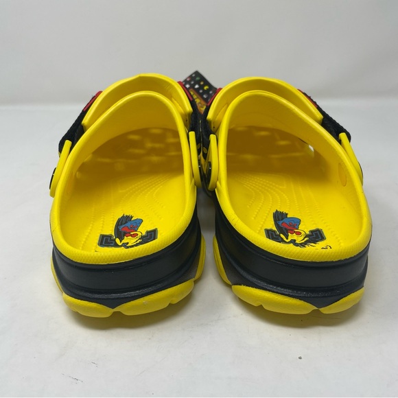 CROCS | Shoes | New Crocs Pacman All Terrain Clog Jibbitz Yellow Black ...